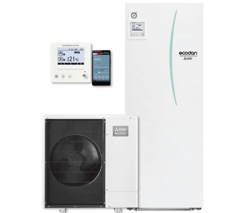 Aerotermia Mitsubishi Electric Ecodan Kit Hydrobox Duo Modelo PUZ ...